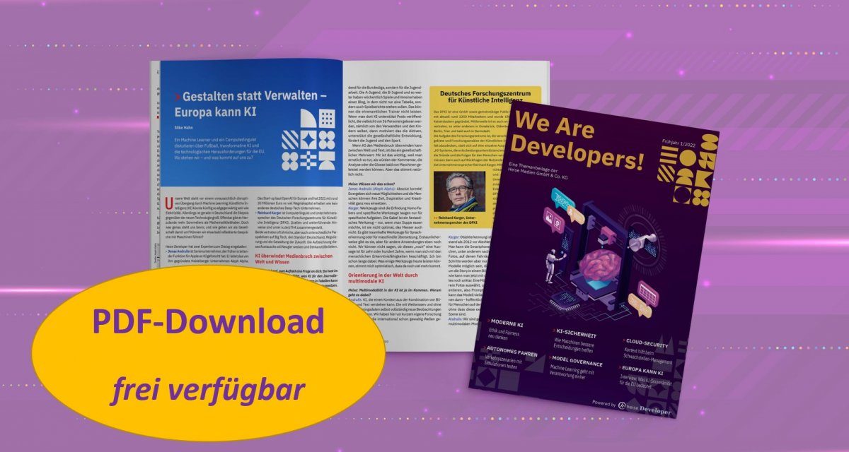 We Are Developers! Das Frühjahrsmagazin denkt KI neu und ist gratis ...